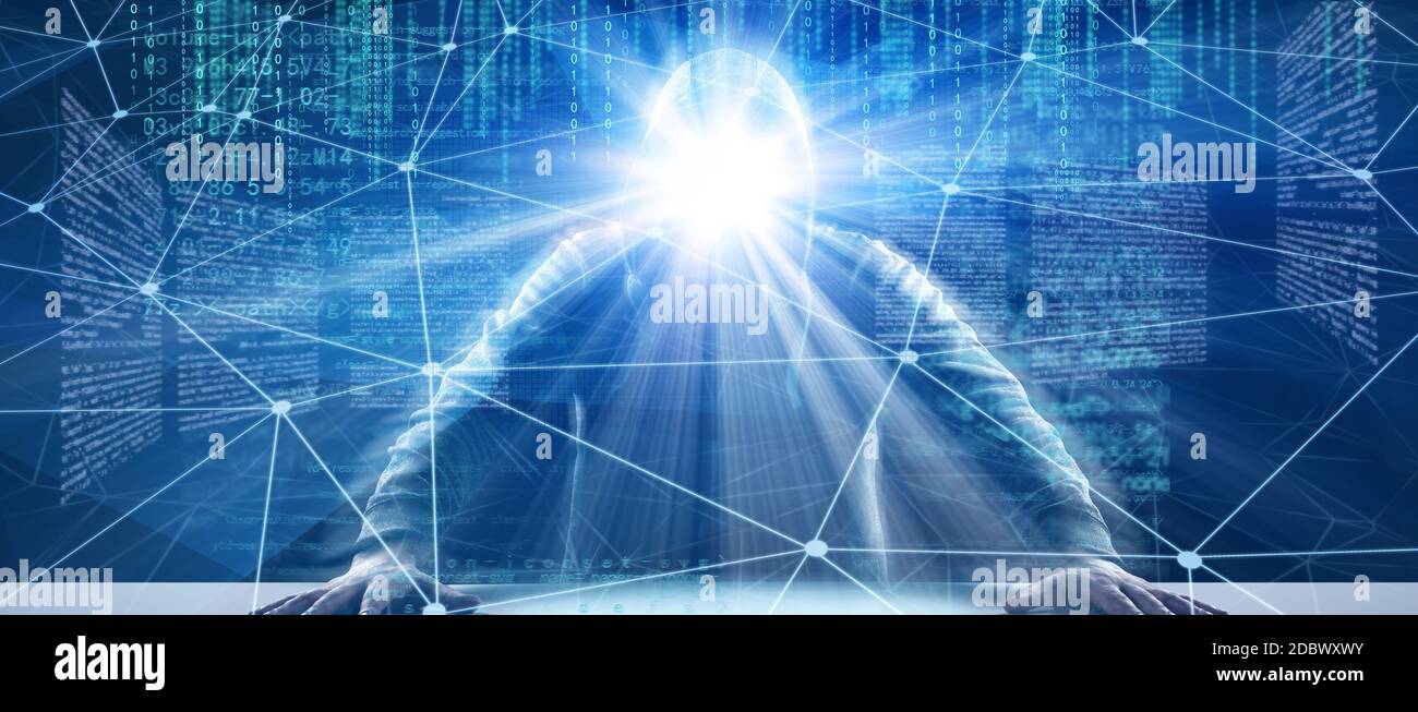 Hacker prints a code on a laptop keyboard to break into a cyberspace ...