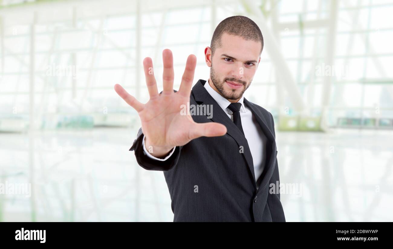 business man making stop at the office Stock Photo - Alamy