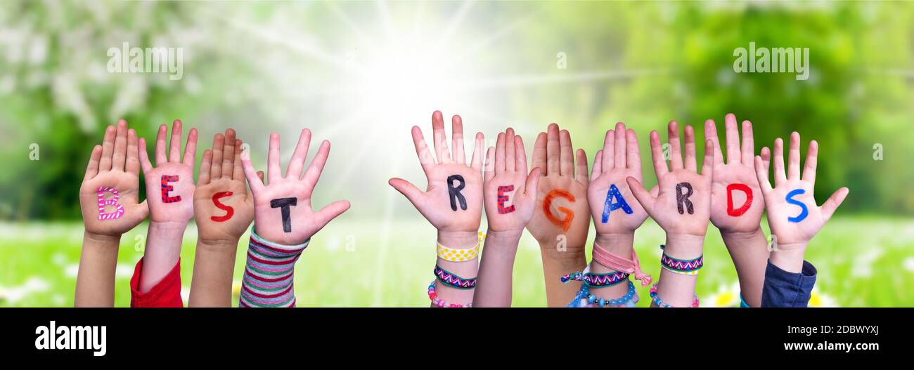 Best regards hi-res stock photography and images - Alamy