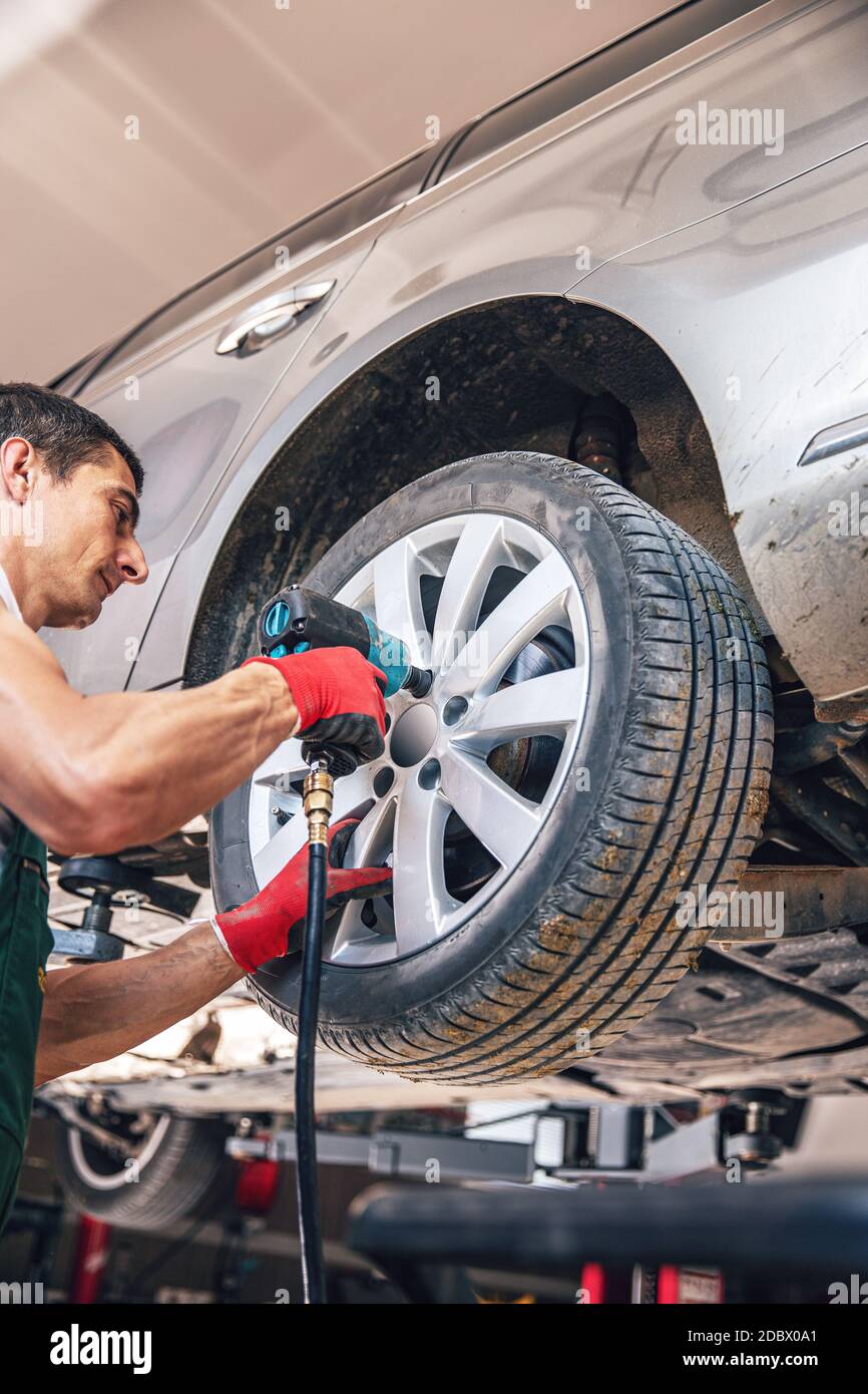 Wheel nut hi-res stock photography and images - Alamy