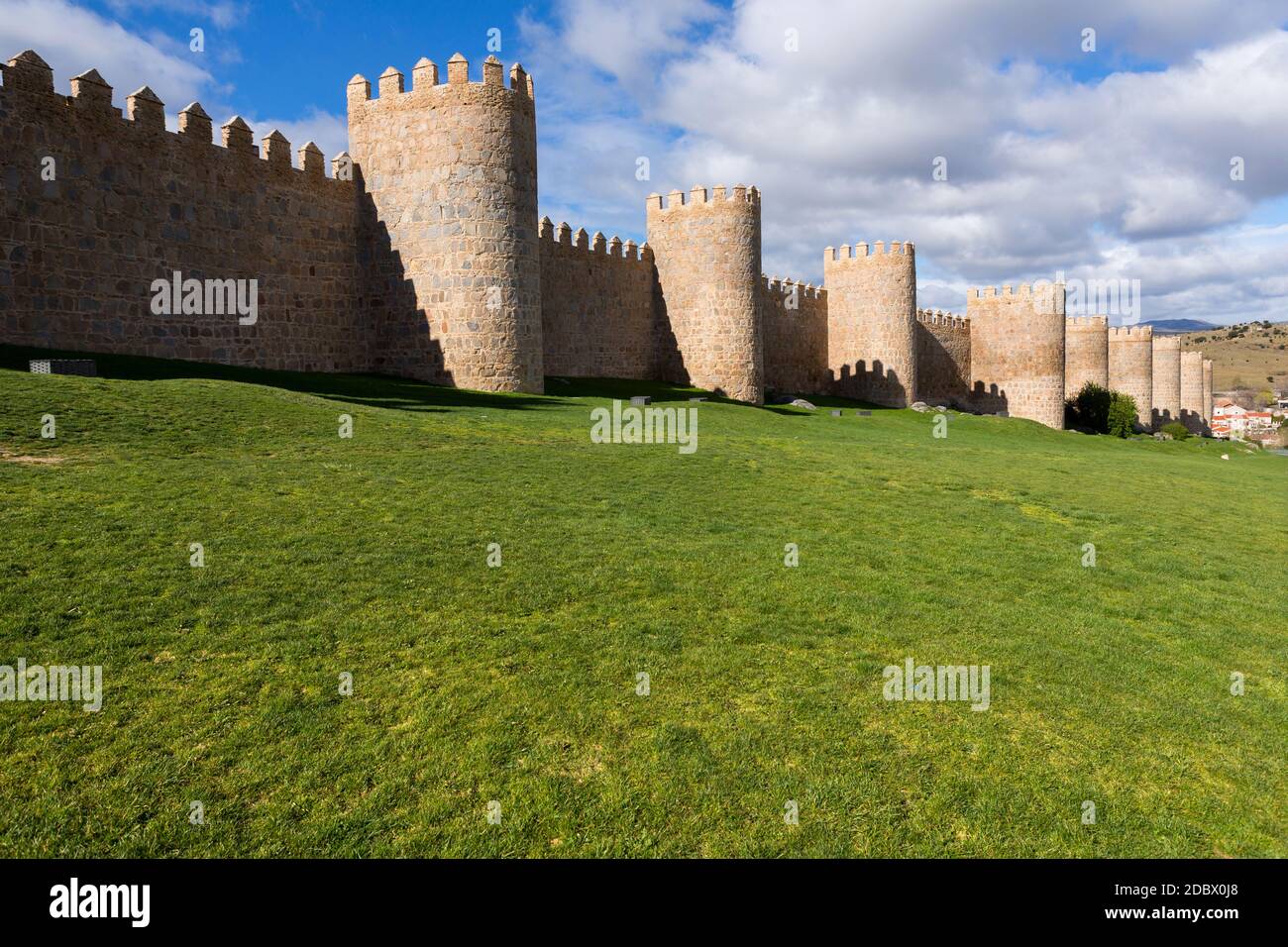 Ancient fortification of Avila, Castile and Leon, Spain Stock Photo - Alamy