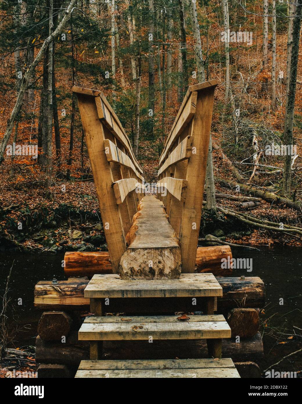 Rickety wooden bridge hi-res stock photography and images - Alamy