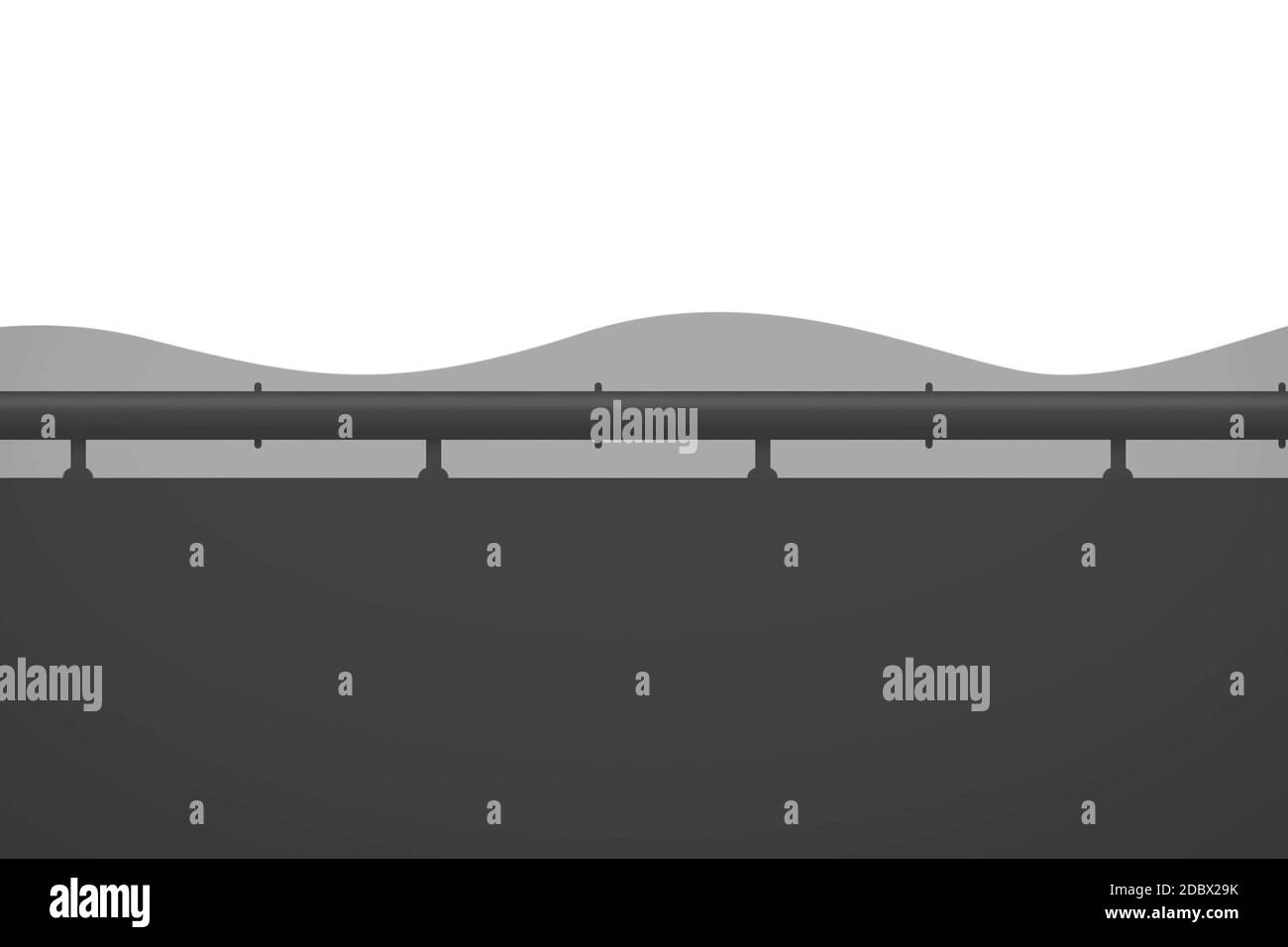 Illustration of the scheme of the ground gas and oil pipeline. Gas ...