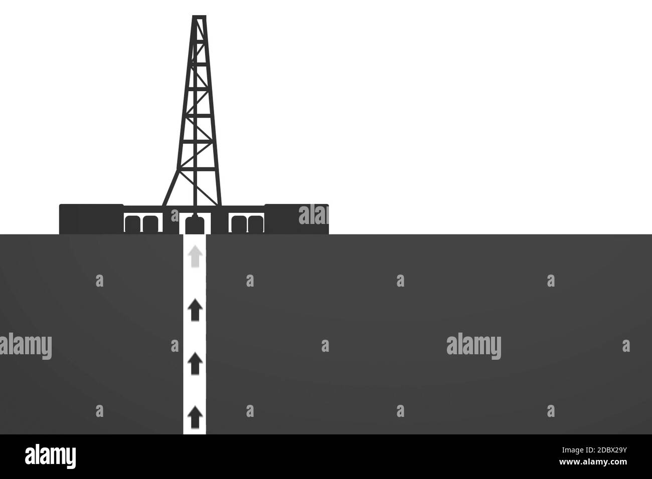 Boring well Black and White Stock Photos & Images - Alamy