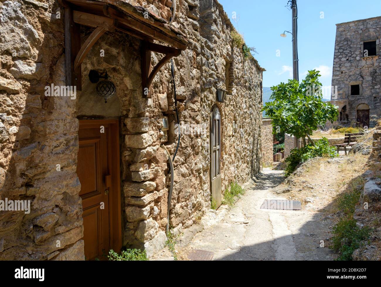 Anavatos village chios island greece hi-res stock photography and ...