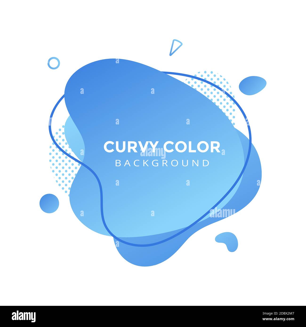 Modern liquid abstract element graphic gradient flat style design fluid vector Stock Vector ...