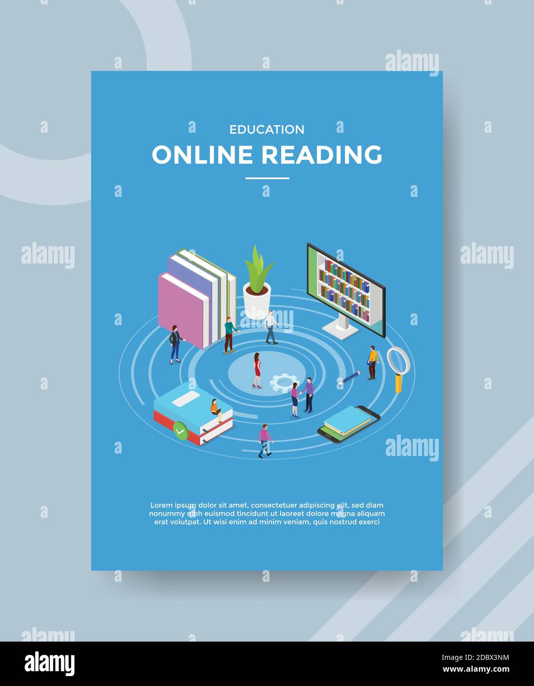 education online reading people around book computer smartphone for ...