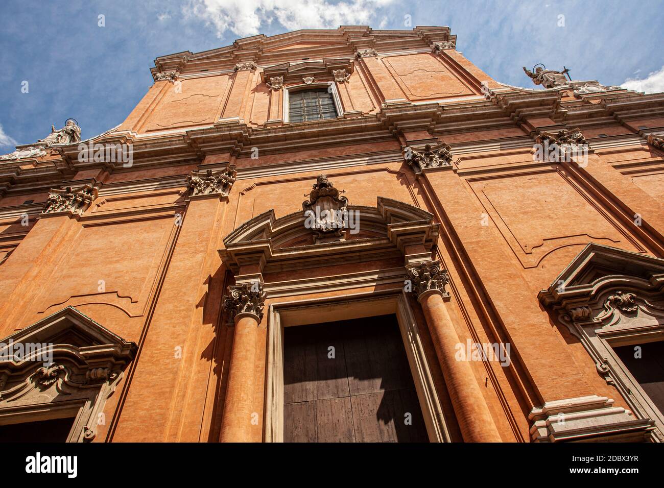 Bologna, Italy: historic architecture detail of some buildings Stock ...