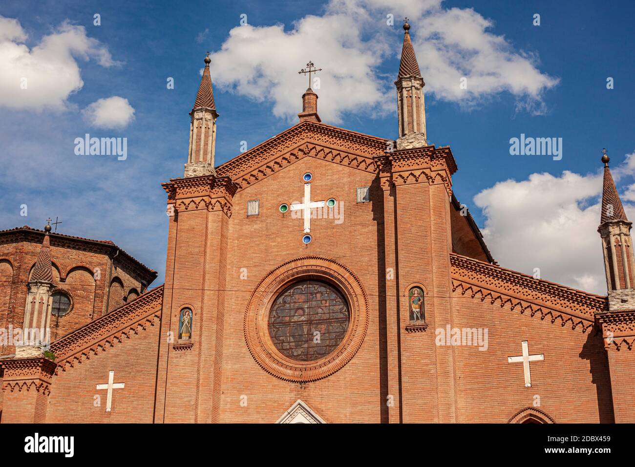 Bologna, Italy: historic architecture detail of some buildings Stock ...