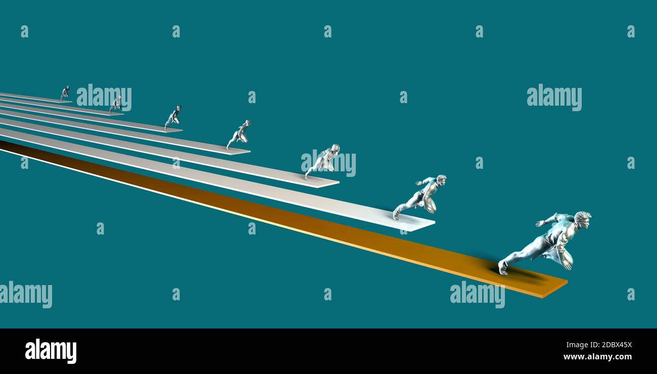 Business Competition and Thriving in a Competitive Environment Stock ...