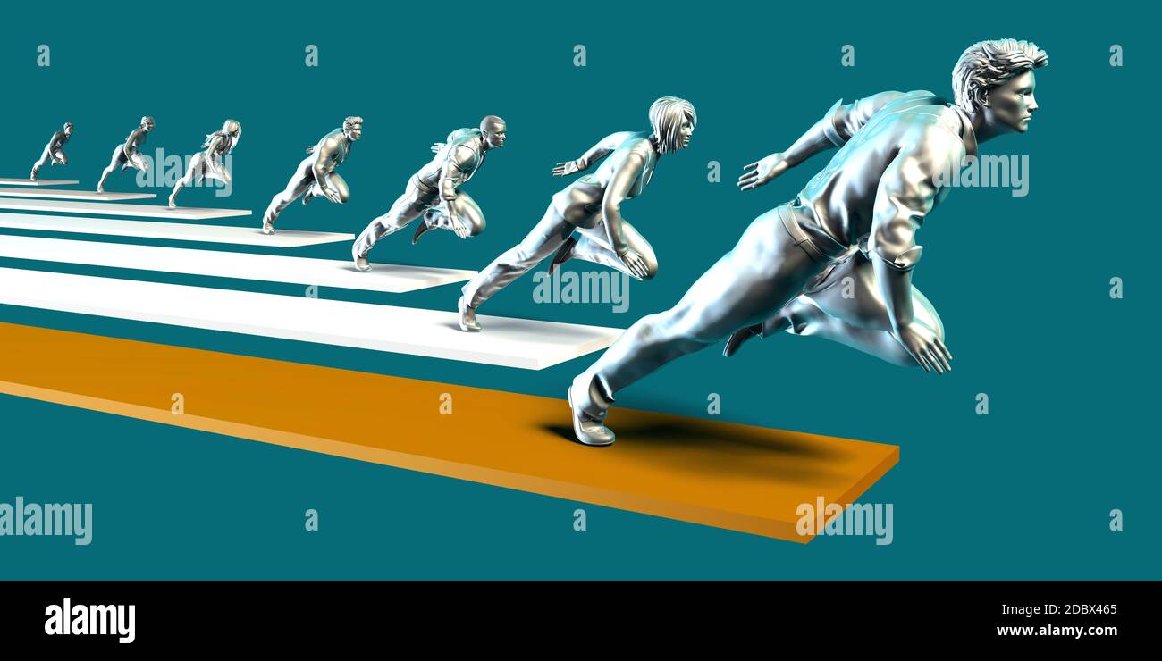 Industry Leader and Market Dominance of a Company Stock Photo - Alamy