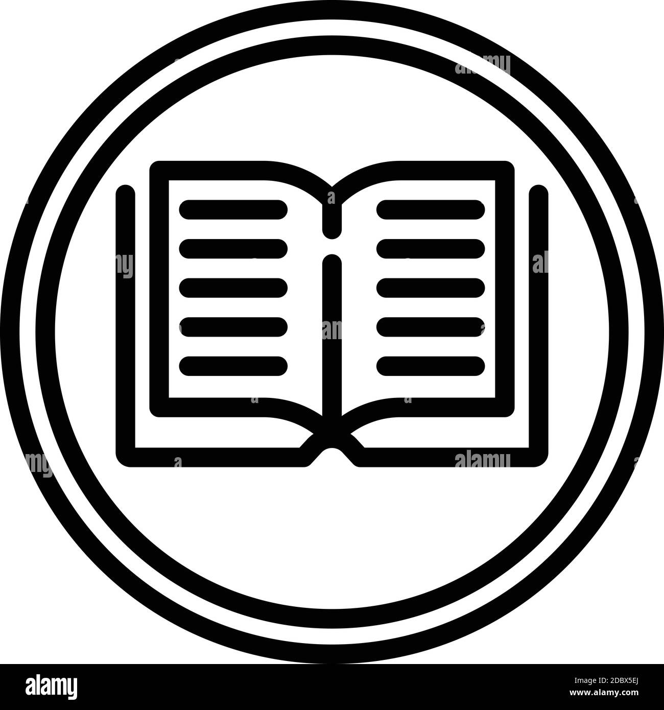 Digital book reader icon. Outline digital book reader vector icon for ...