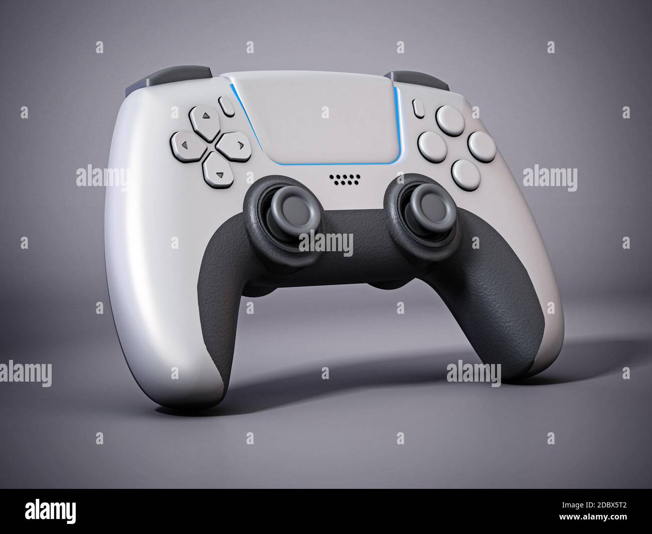 Generic next gen video game controller. 3D illustration Stock Photo - Alamy