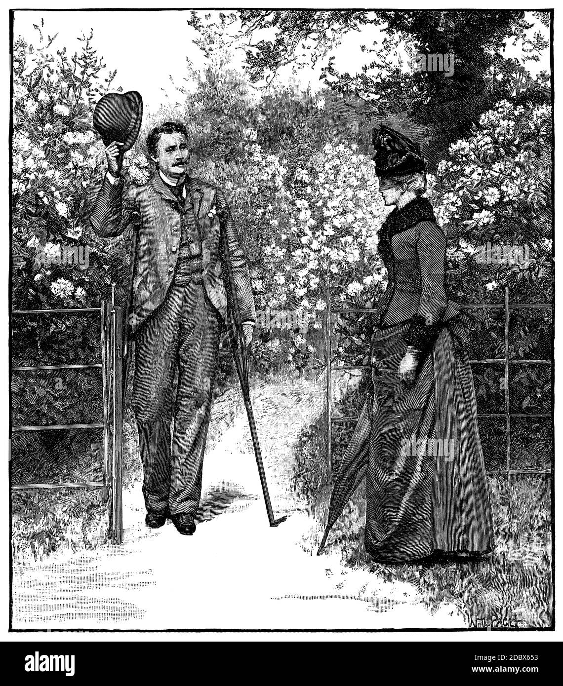 Victorian romance not card Cut Out Stock Images & Pictures - Alamy