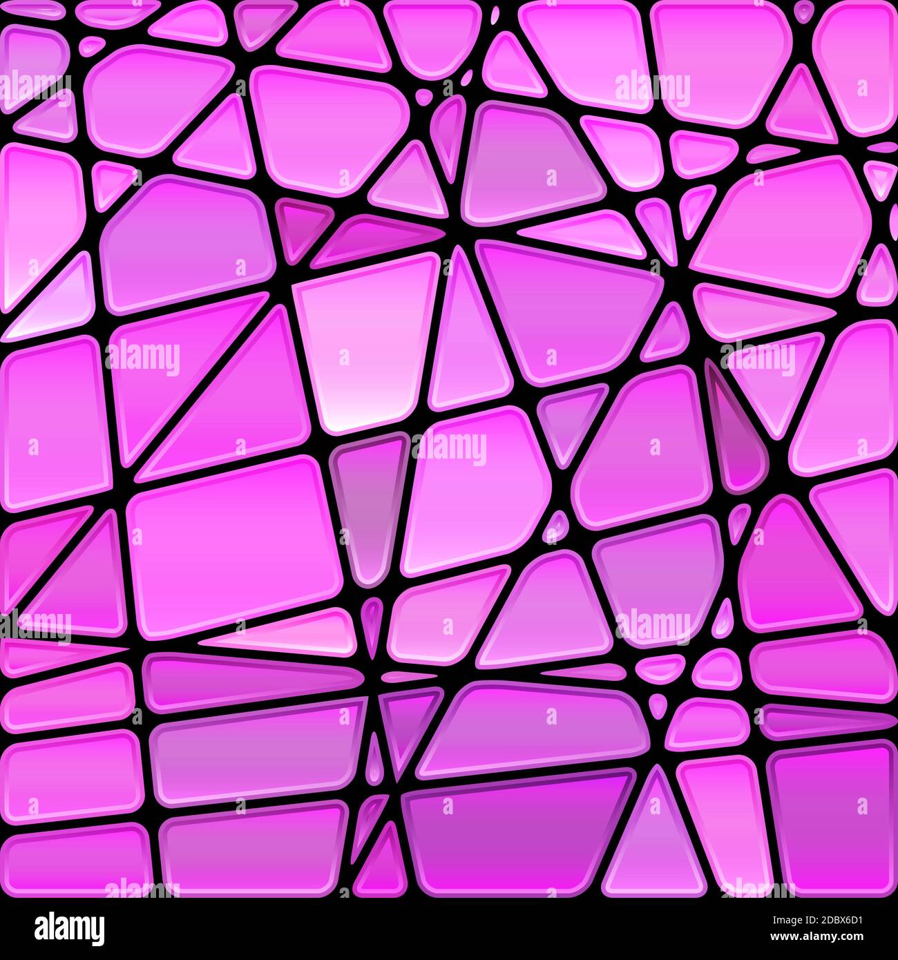 abstract stained-glass mosaic background - purple and violet Stock ...