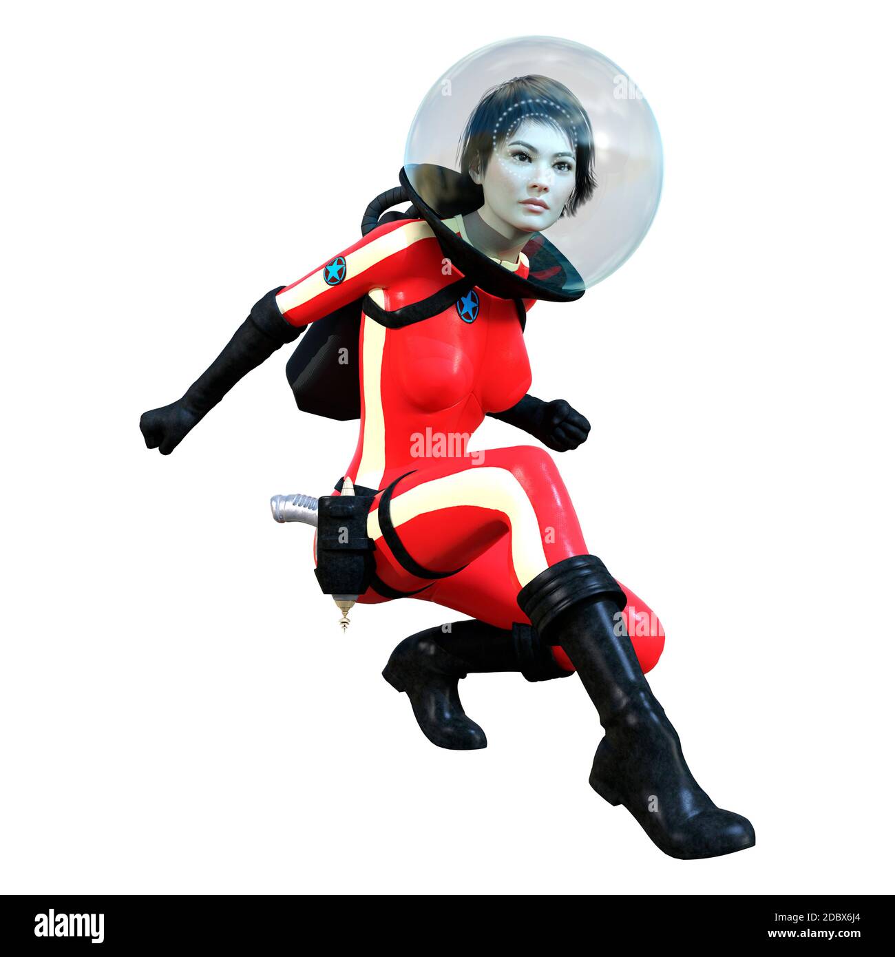 Red Space Suit