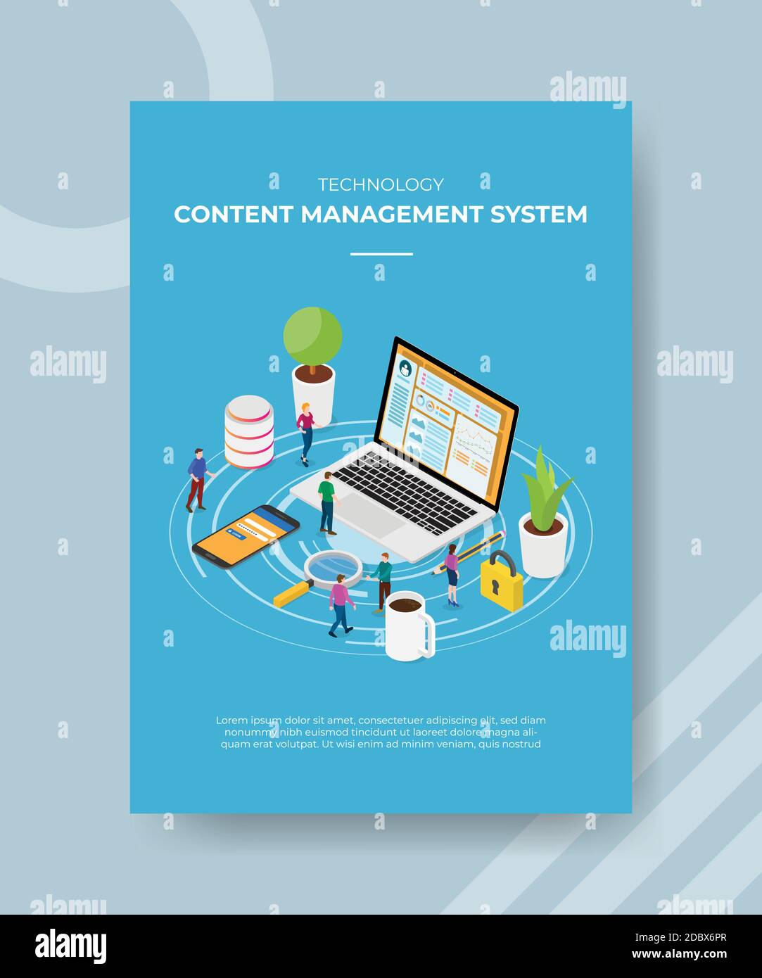 Cms background Stock Vector Images - Alamy