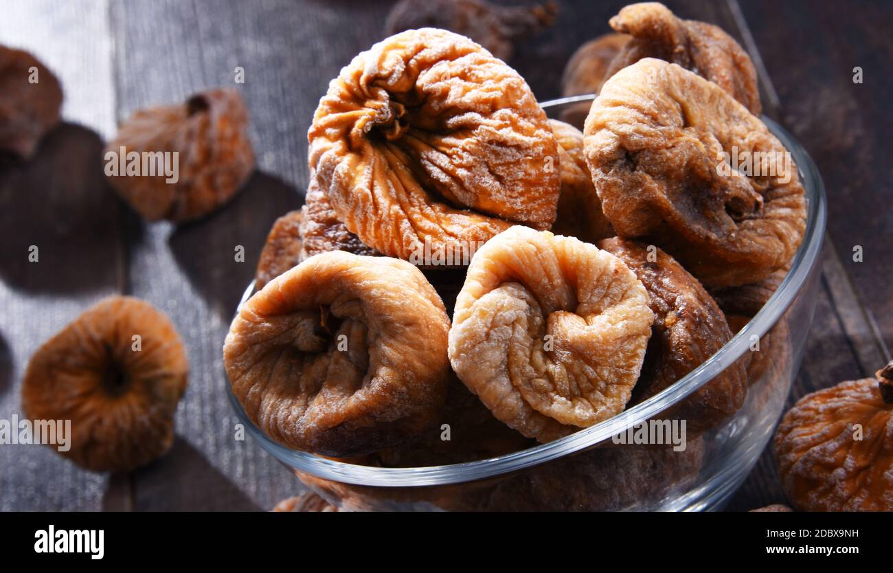 Composition bowl dried figs hi-res stock photography and images - Alamy