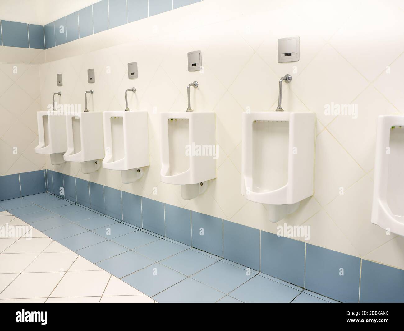 a clean new public modern toilet room empty Stock Photo - Alamy