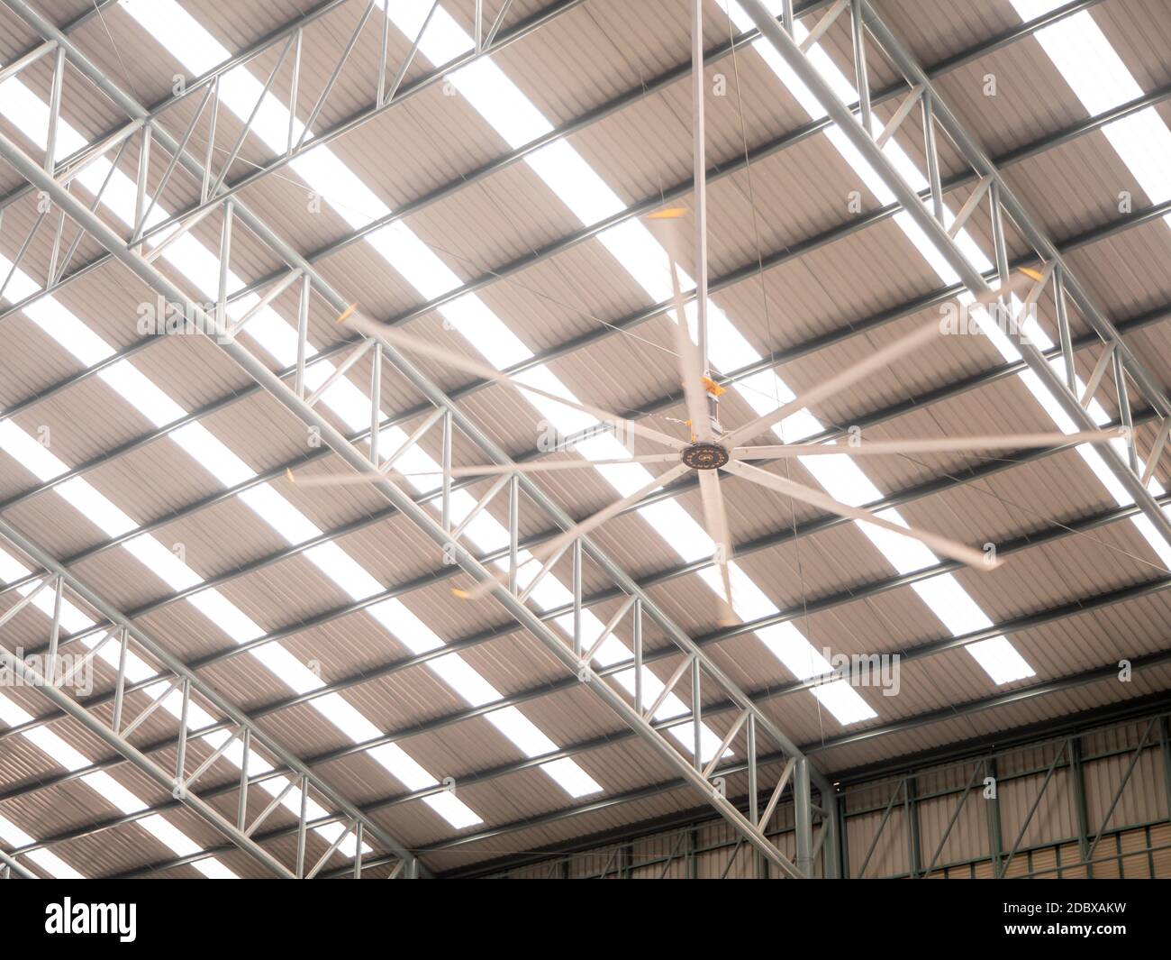 Big Hall Roof steel structure the modern design Stock Photo - Alamy