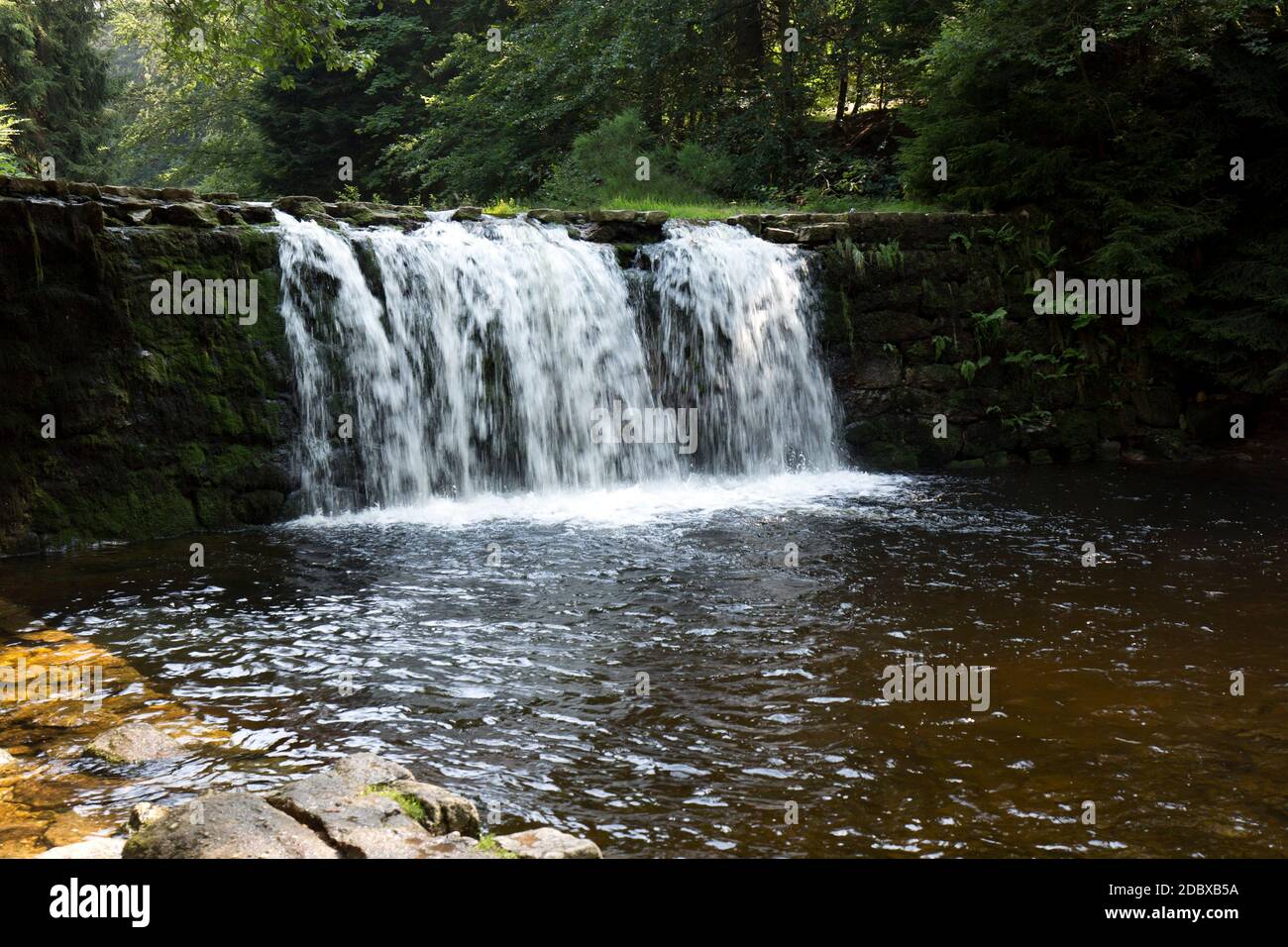 Waterfall on the Kwisa River Stock Photo - Alamy