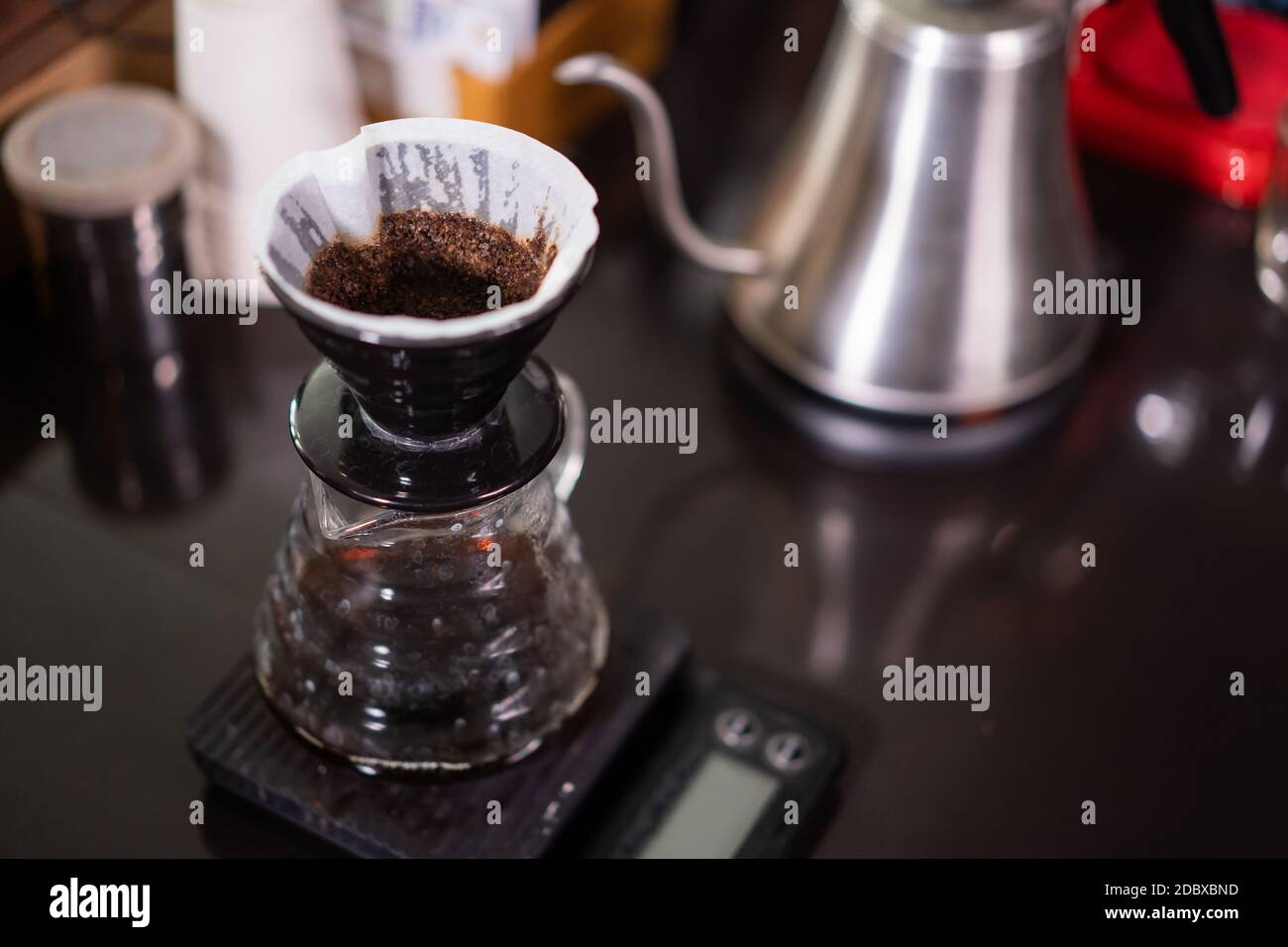 Showing process coffee in hi-res stock photography and images - Alamy