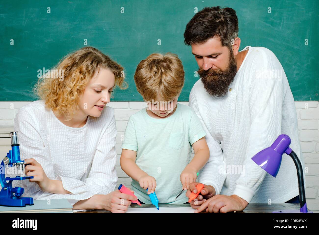 School community partnership models. Elementary student. Happy young ...