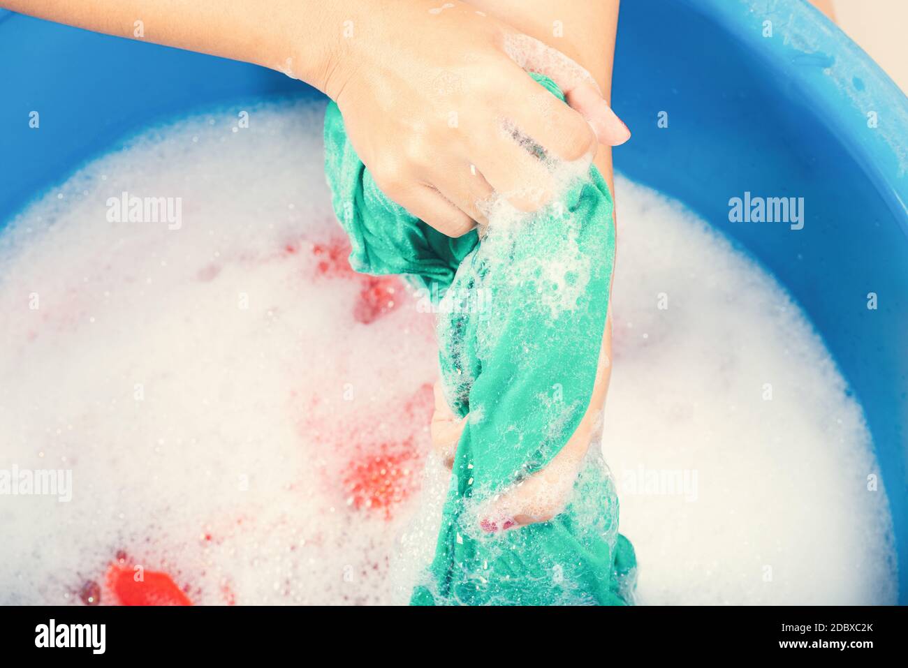 Hand washing clothes sink hi-res stock photography and images - Alamy