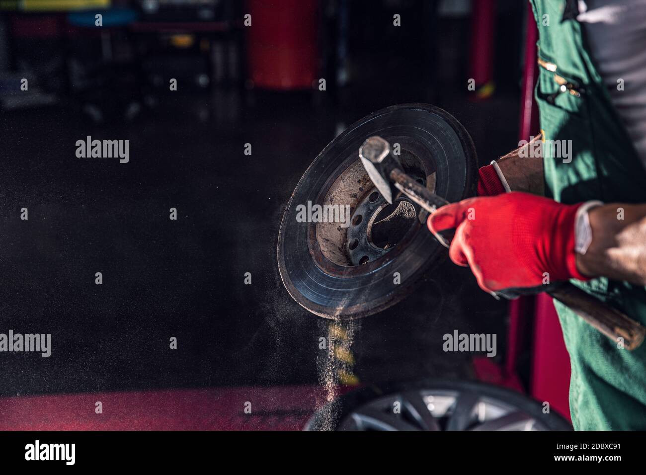 Hammering machine hi-res stock photography and images - Alamy