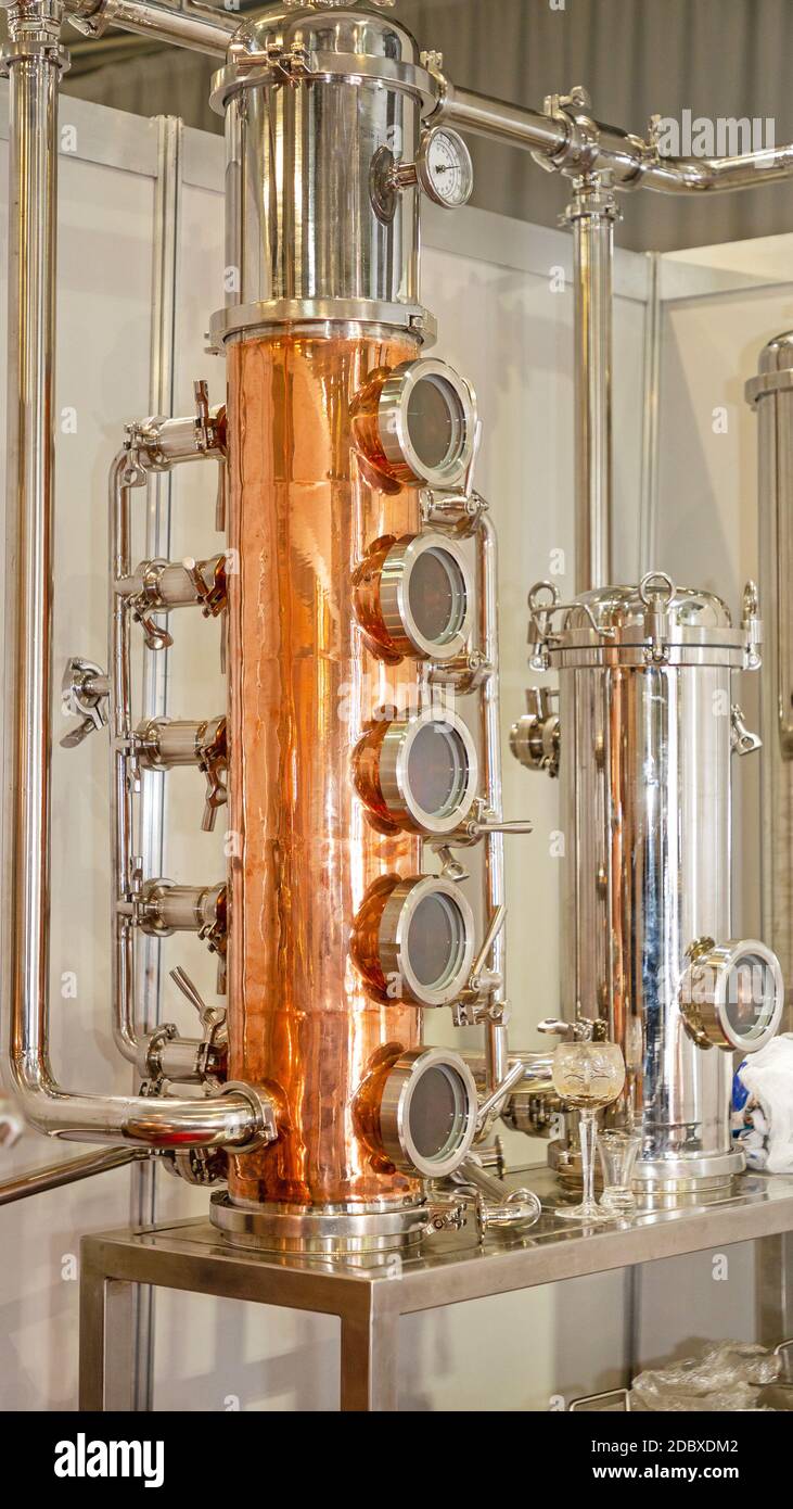 Copper column hi-res stock photography and images - Alamy