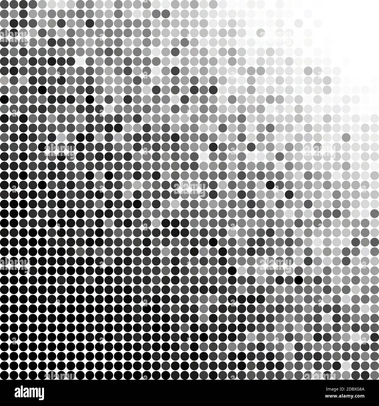 abstract colored round dots background - black and white Stock Photo ...