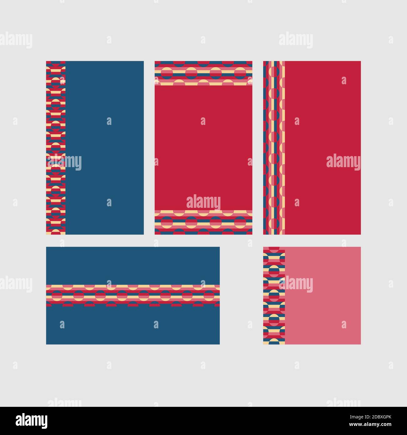 Modern decorative vector frames. Editable design templates for web ...