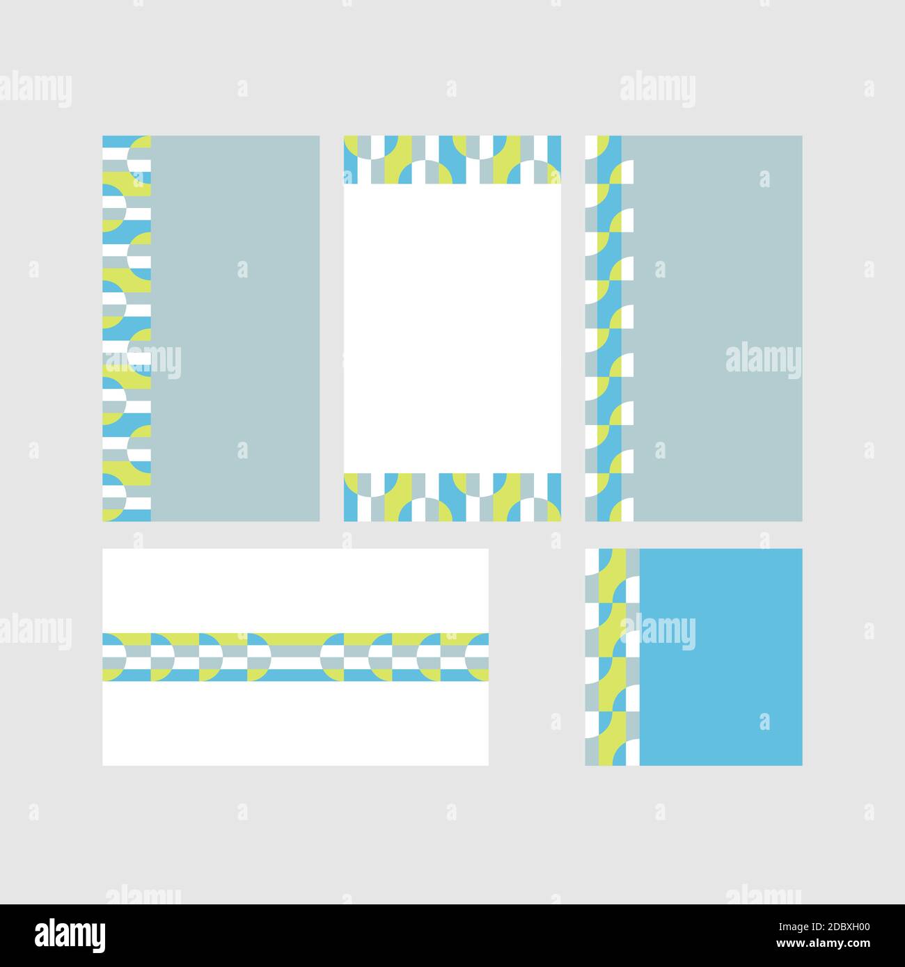 Modern decorative vector frames. Editable design templates for web ...