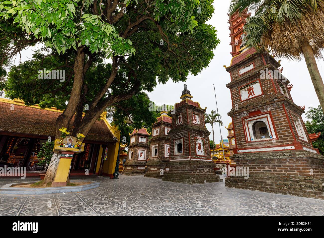 The Tran Quoc Pagode in Hanoi in Vietnam Stock Photo - Alamy