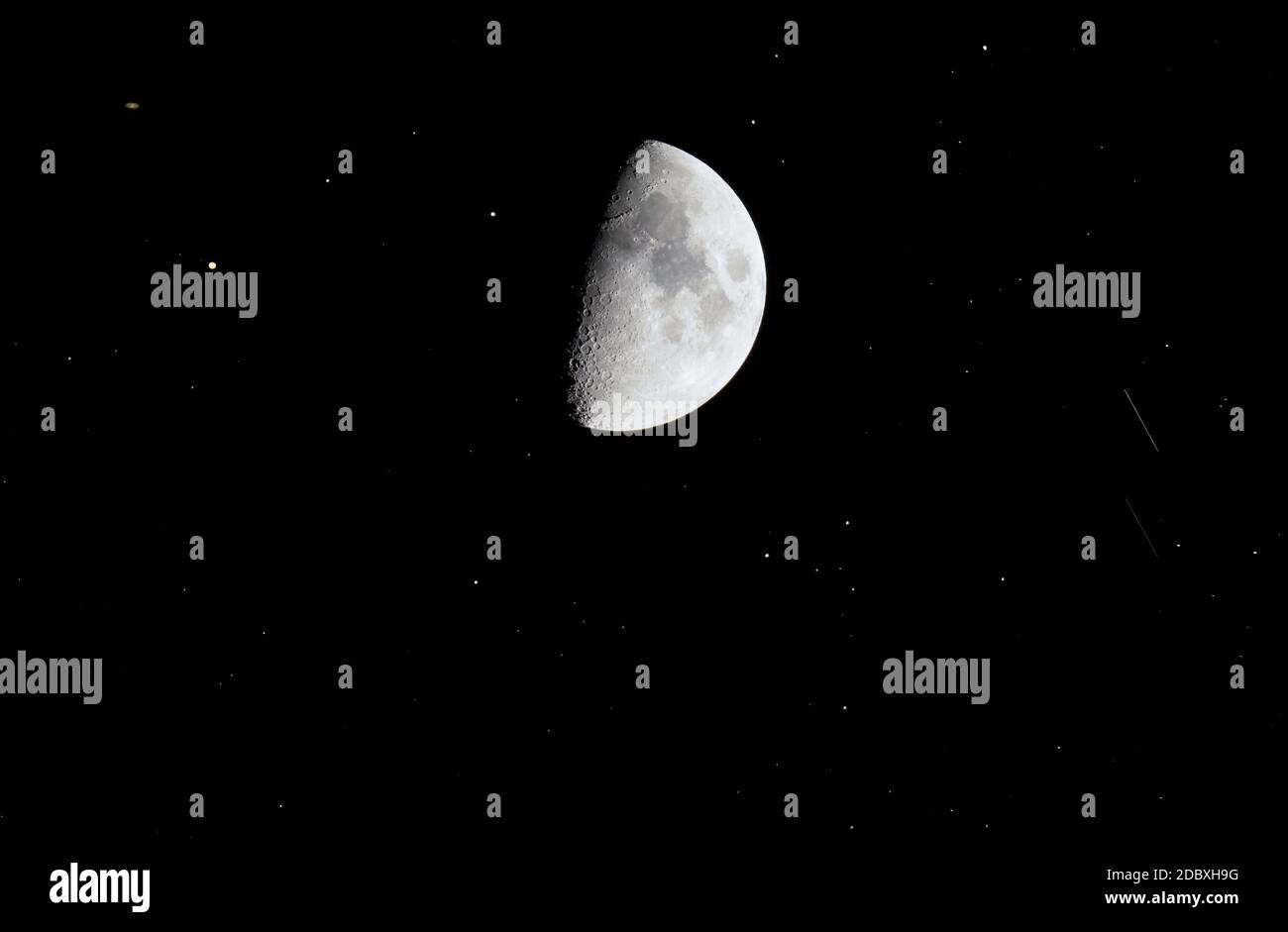 astronomical telescope looking at the moon, stars and planets Stock ...