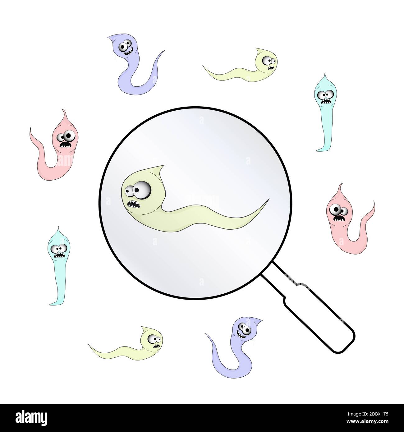 helminths, roundworms. intestinal parasites. warning sign parasitism ...