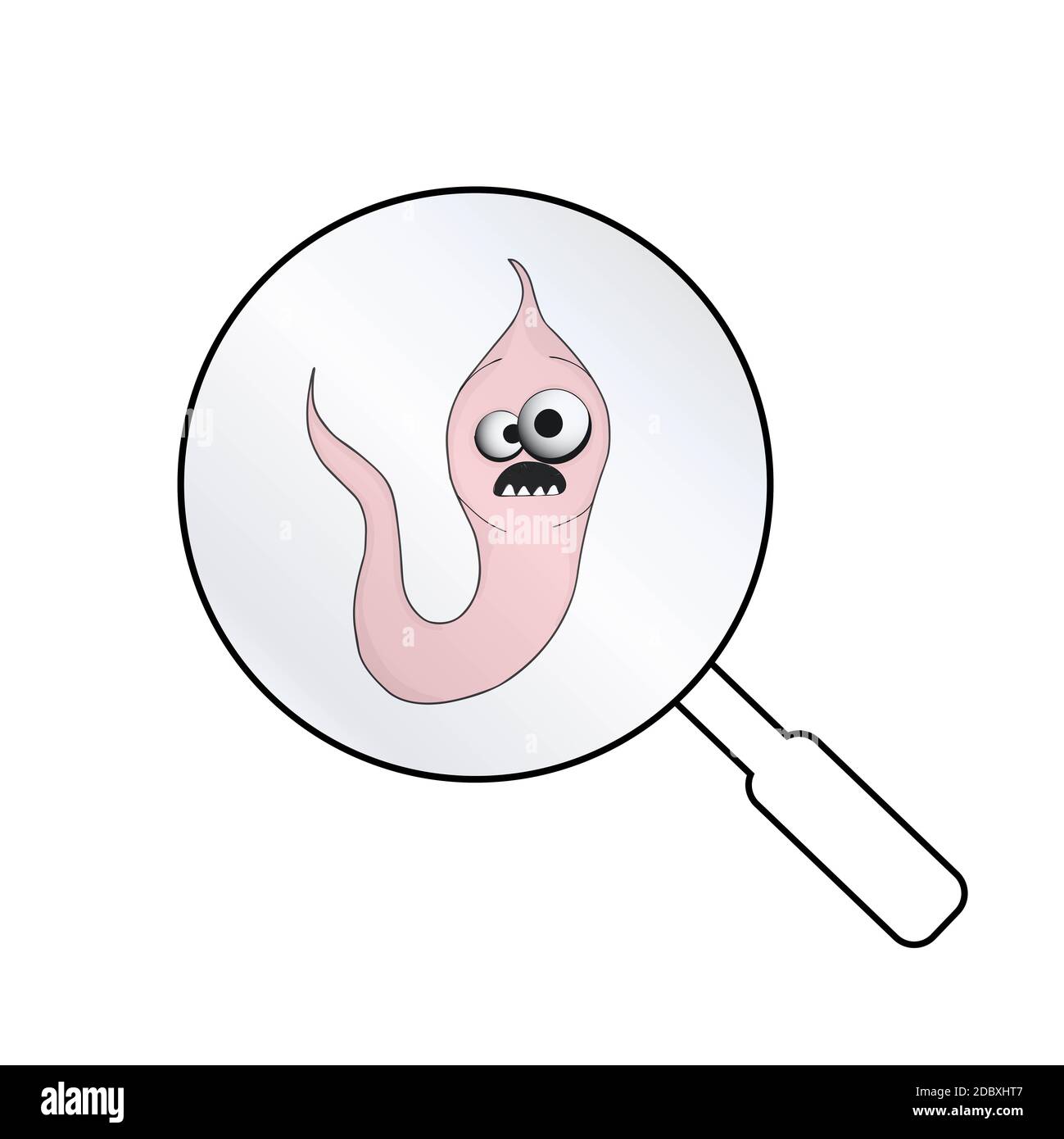 helminths, roundworms. intestinal parasites. warning sign parasitism ...