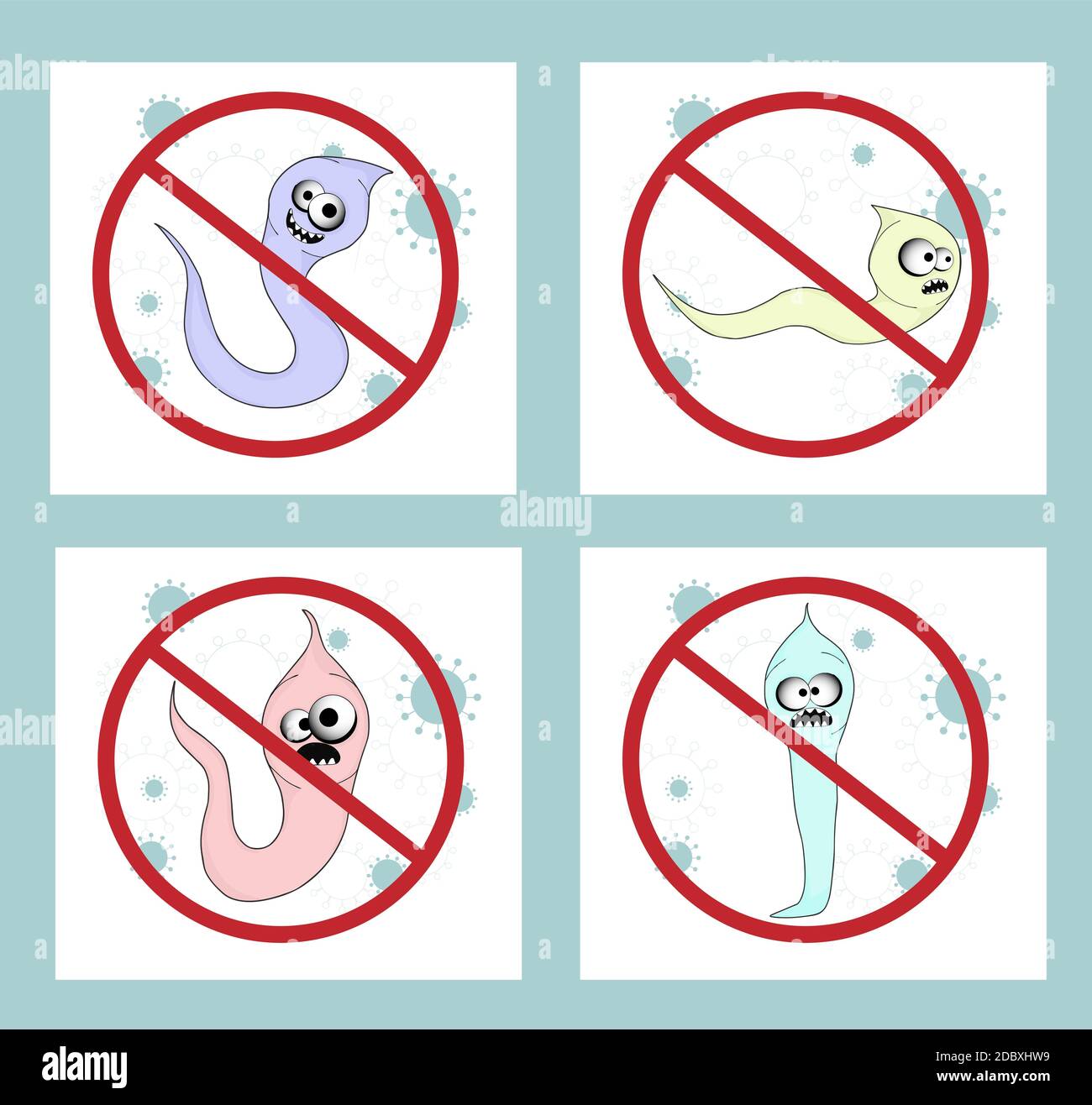 helminths, roundworms. intestinal parasites. warning sign parasitism ...