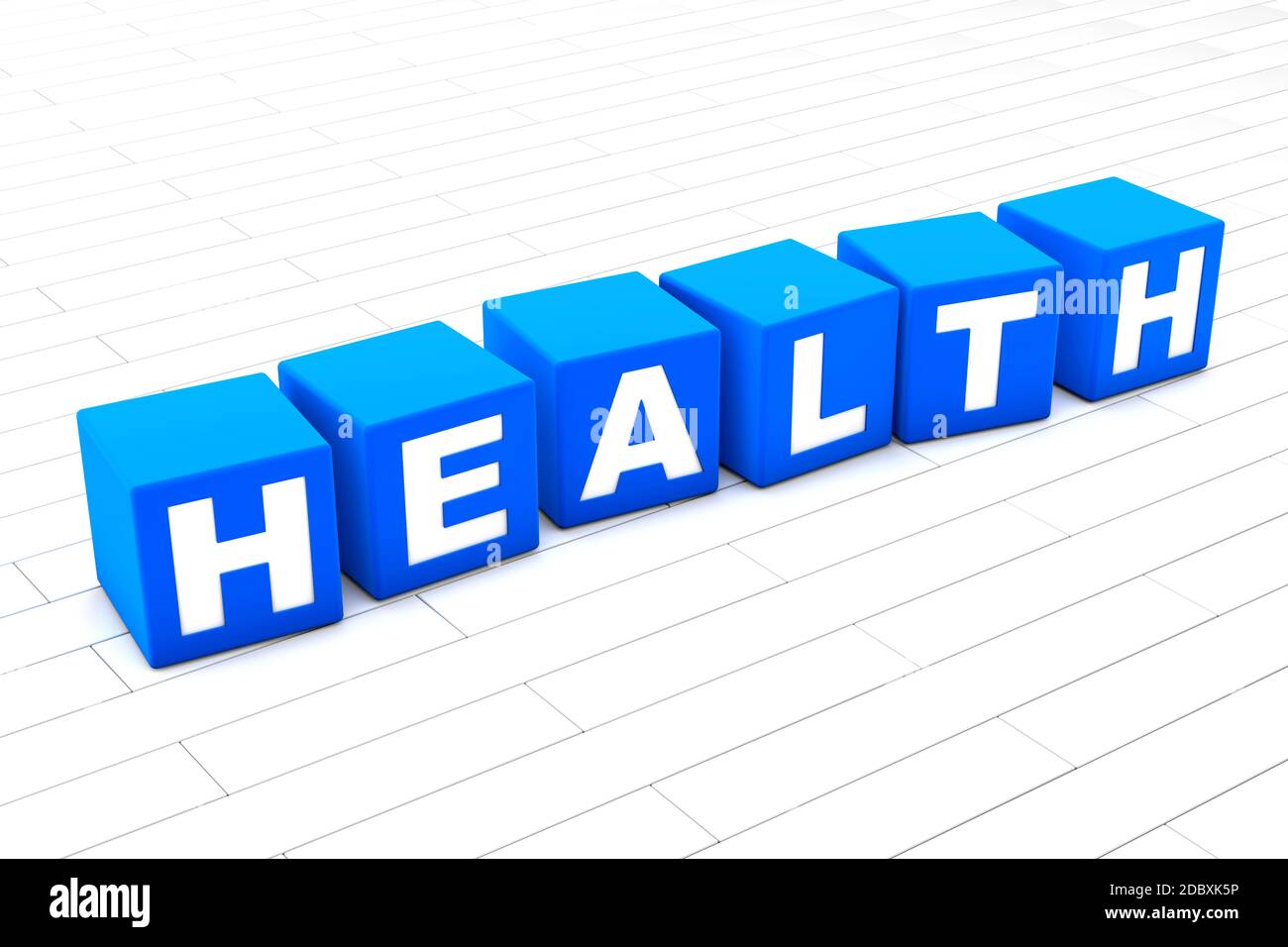 3D rendered illustration of the word Health Stock Photo - Alamy