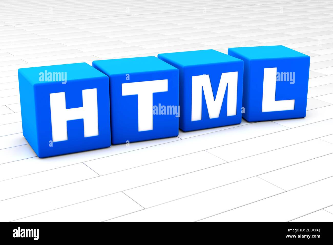 3D rendered illustration of the word HTML Stock Photo - Alamy