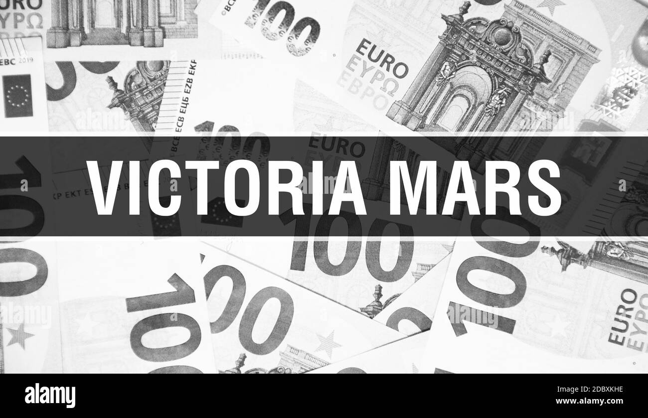 Victoria Mars text Concept. American Dollars Cash Money,3D rendering ...
