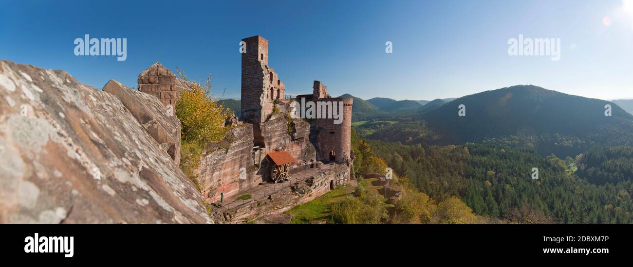geography / travel, Germany, Rhineland-Palatinate, Dahn, of castle ruin ...