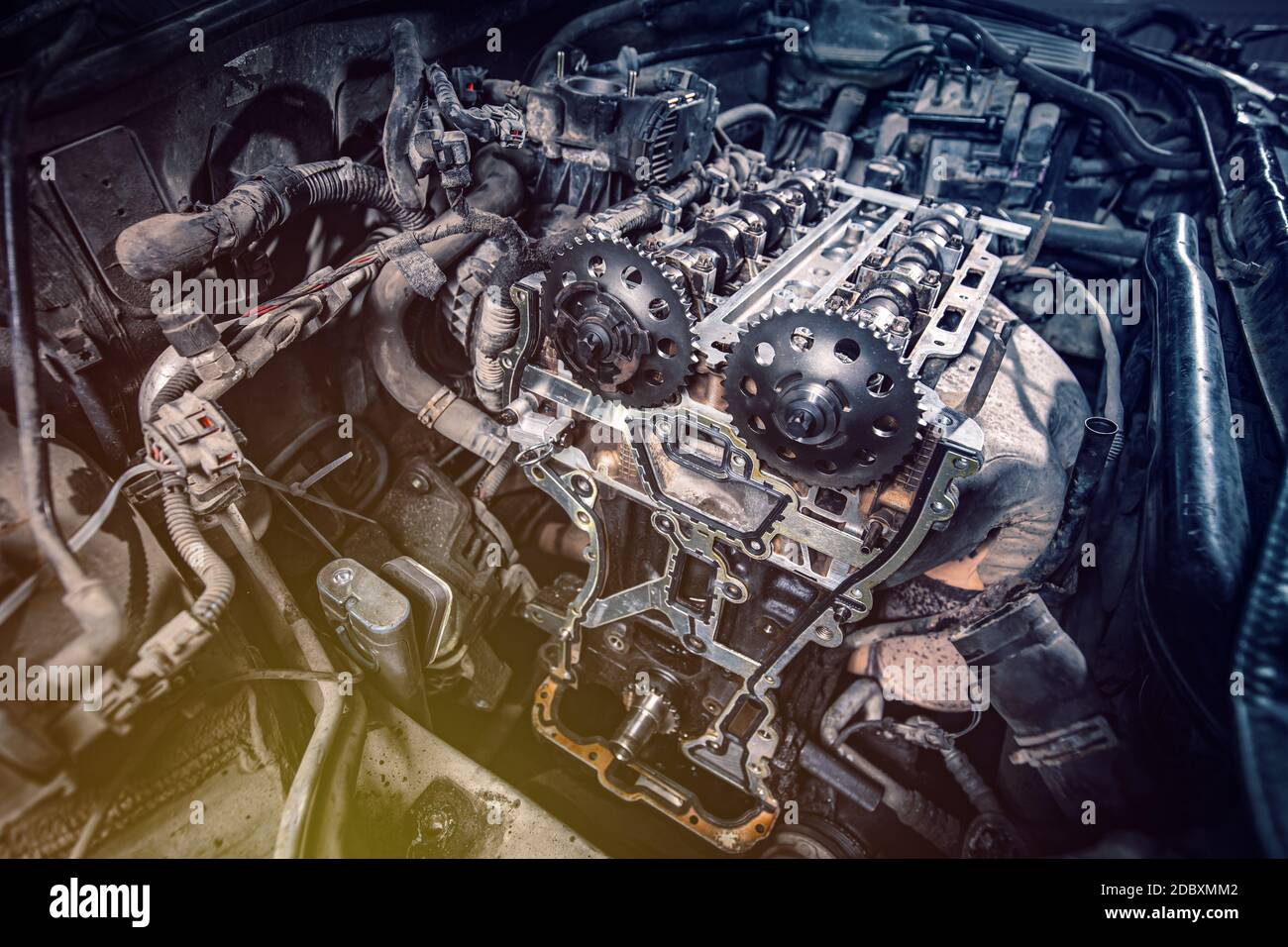 Close up photo of a car engine block Stock Photo - Alamy