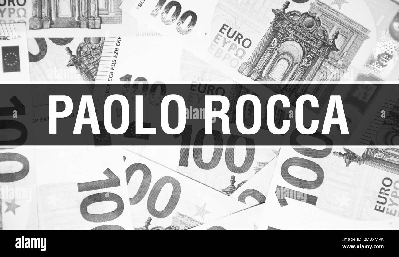 Paolo Rocca text Concept. American Dollars Cash Money,3D rendering ...