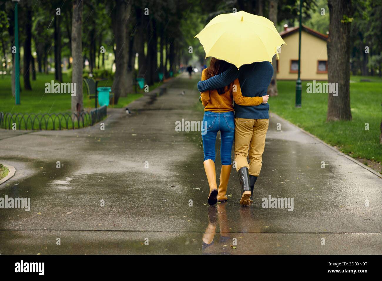 Walking In The Rain Photography