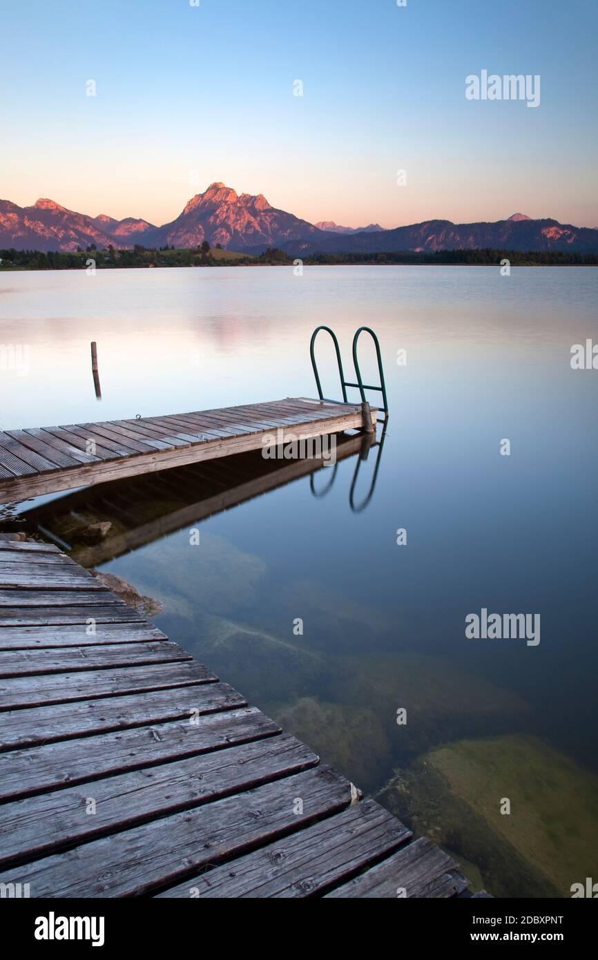 geography / travel, Germany, Bavaria, Hopfensee, Fuessen, Hopfensee ...
