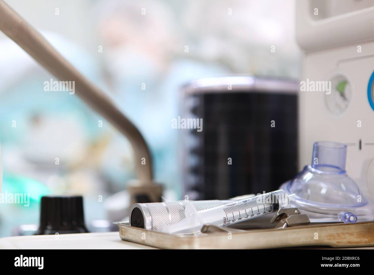 Medical instruments for introduction ofgeneral anesthesia . A tracheal ...