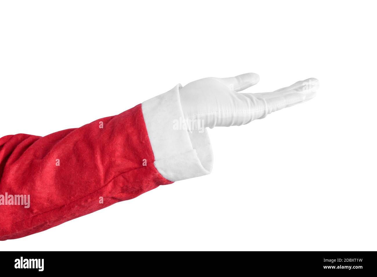 Santa claus showing open hand hi-res stock photography and images - Alamy