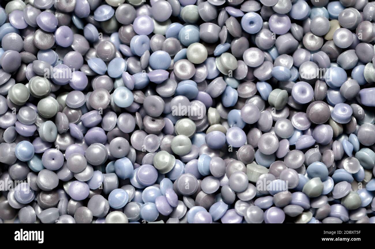 Polyethylene granules for the production of plastics such as foils ...