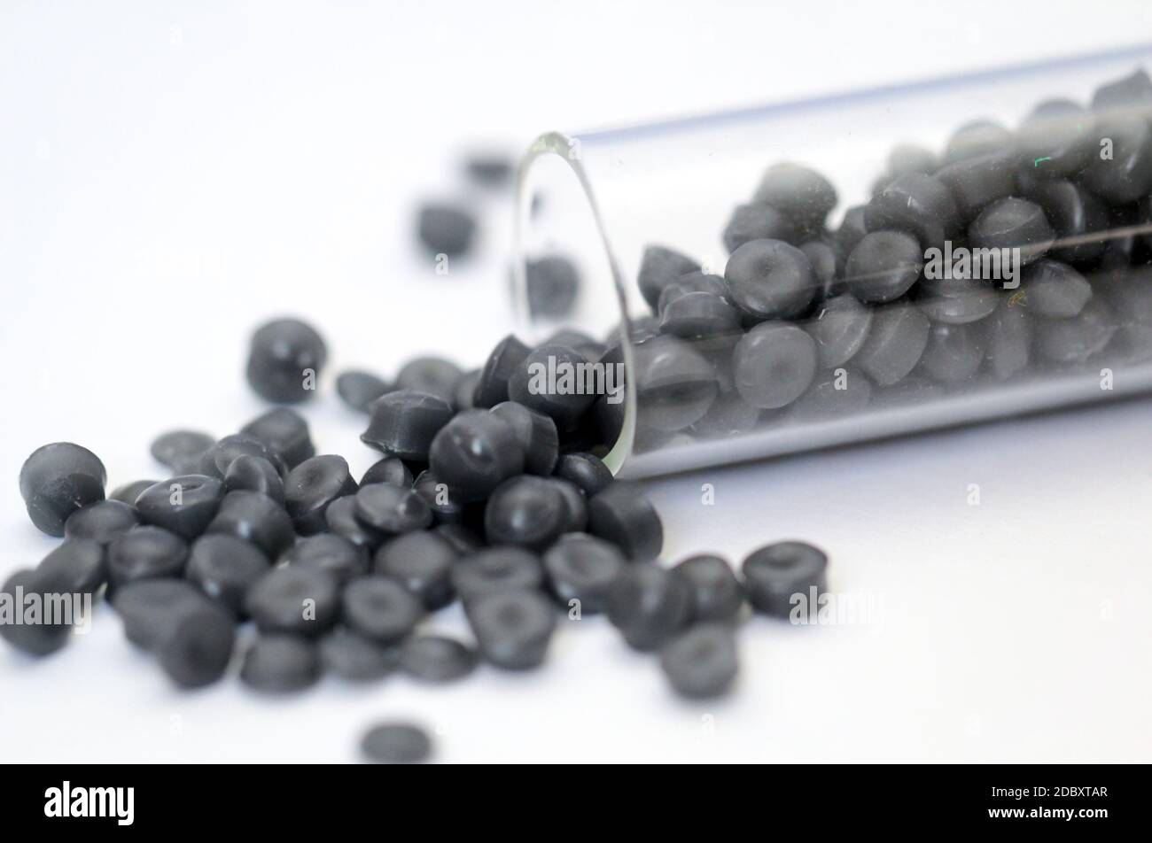Polyethylene granules for the production of plastics such as foils ...